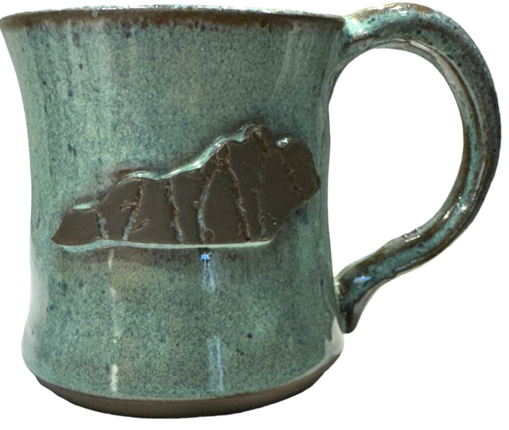 Ceramic stamped Kentucky mug (short) - Impress the newly weds or fresh ...